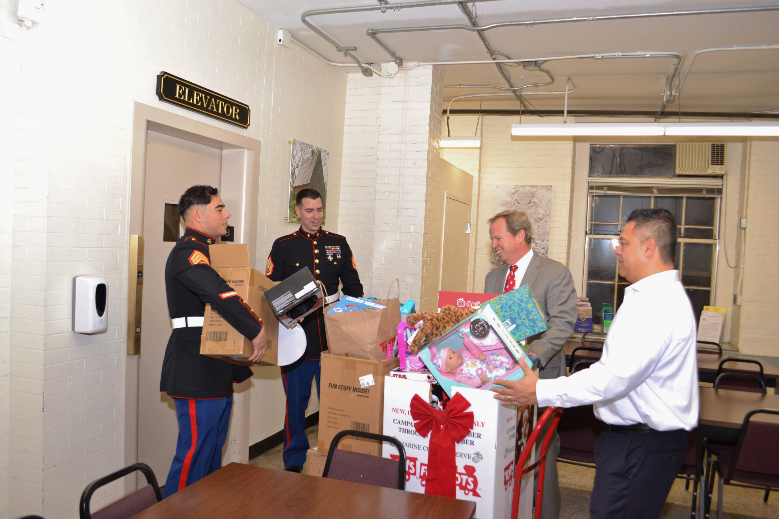 Register O’Donnell Wraps Up 15th Annual Toys for Tots Drive - Norfolk ...
